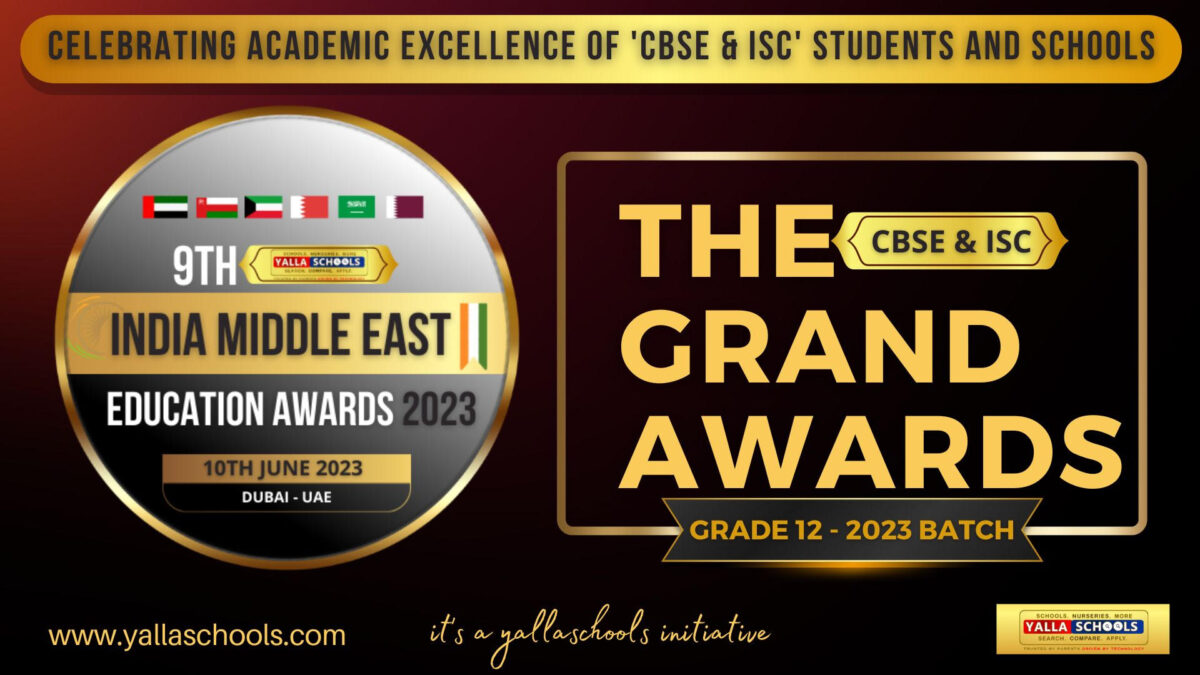 BEST SCHOOL AWARD at India Middle East Education Awards 2023 – DPS Riyadh